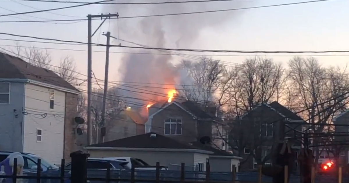 Fire Rips Through House In Back Of The Yards - CBS Chicago