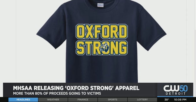 Michigan High Schools Selling 'Oxford Strong' T-Shirts To Help ...