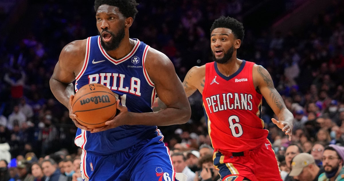 Embiid Leads Sixers Past Short-Handed Pelicans, 117-107 - CBS Philadelphia