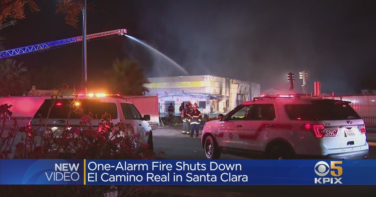 Streets Reopen in Santa Clara Following Hours-Long Structure Fire - CBS ...