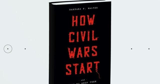 Author says the U.S. is at an increasing risk of civil war - CBS News