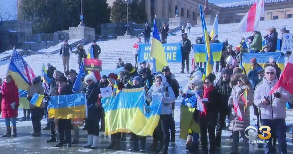 Local Ukrainian Groups Rally For Peace At Philadelphia's Art Museum ...