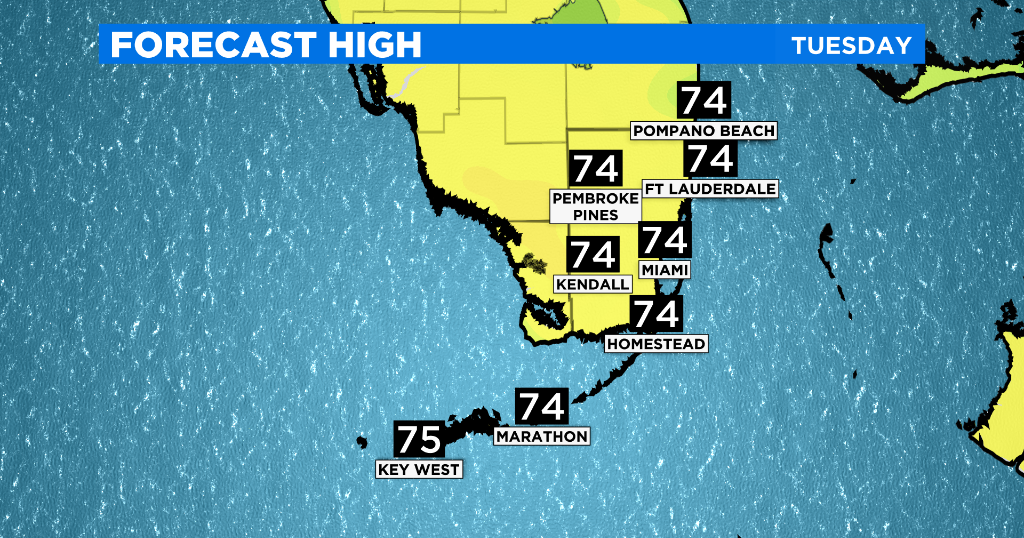 Cold Air Exits South Florida, Warming Trend Begins - CBS Miami