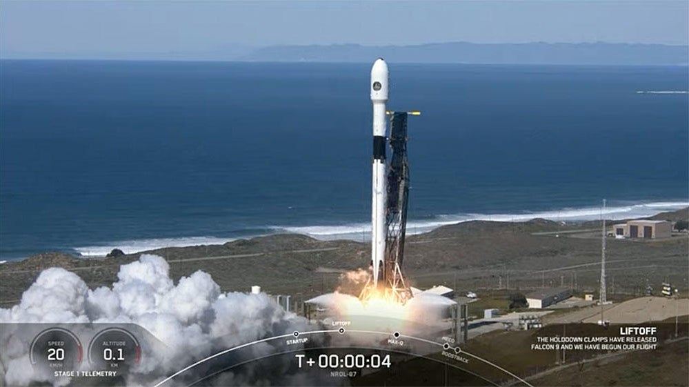 SpaceX launches classified spy satellite as rapid-fire launch sequence ...