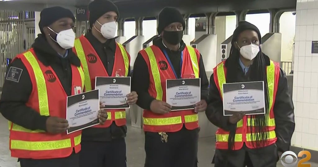 MTA Honors Security Officers Who Put Out Fire On 1 Train In Washington ...