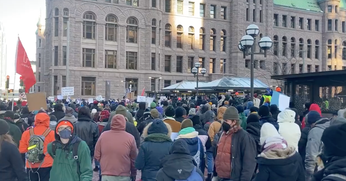 Protesters Gather In Downtown Minneapolis In Wake Of Police Shooting Of ...