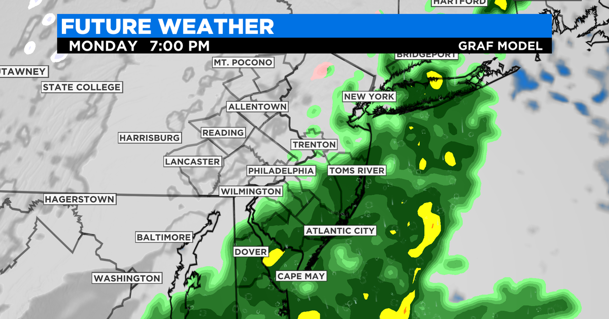 Philadelphia Weather: Spotty Monday Showers Ahead Of Warmer, Quieter ...