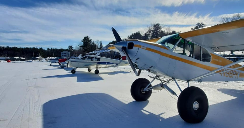 Ice Runway Opens In New Hampshire - CBS Boston