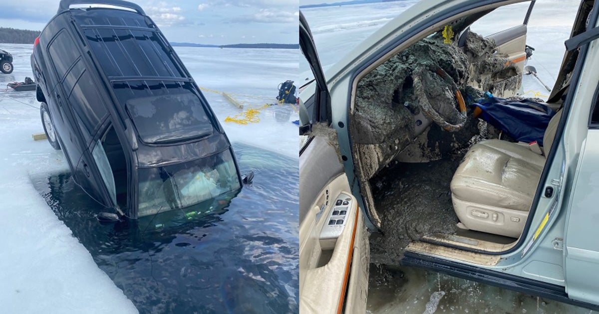 Several Cars Fall Through Ice On Lake Winnipesauke - CBS Boston