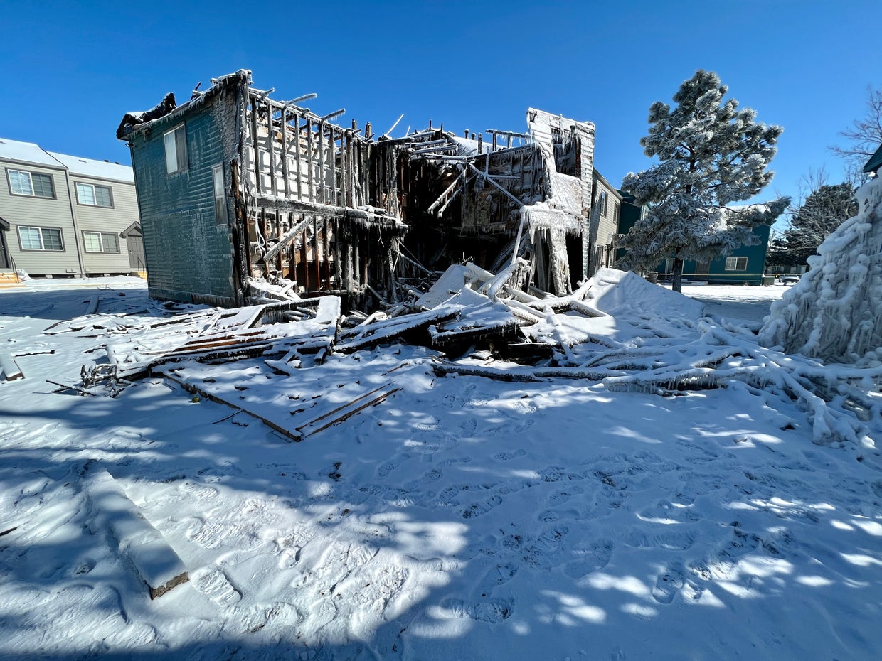 Fire And Ice: Westminster Townhomes Damaged In Explosion Now Frozen ...