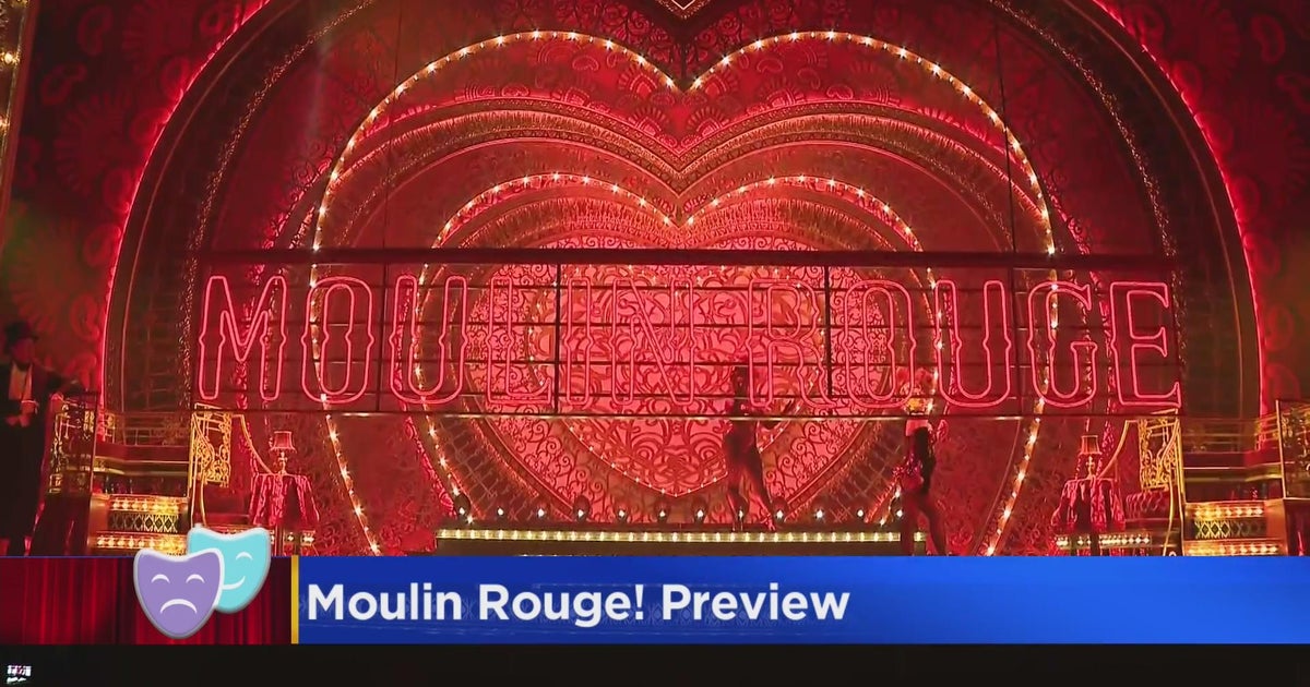 CBS 2 gives a sneak peak at Moulin Rouge opening at Nederlander Theatre ...