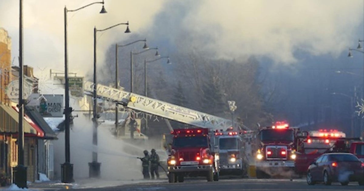 Fire Destroys Main Street Bar In Luck, Wisconsin - CBS Minnesota