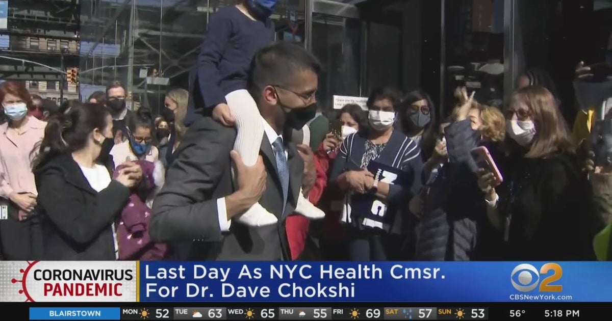 Dr. Dave Chokshi wraps up final day as NYC health commissioner - CBS ...