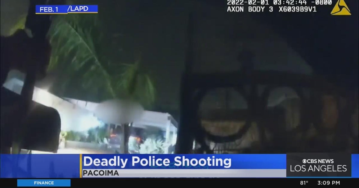 LAPD Releases Body Camera Video Of Deadly Police Shooting At Pacoima ...