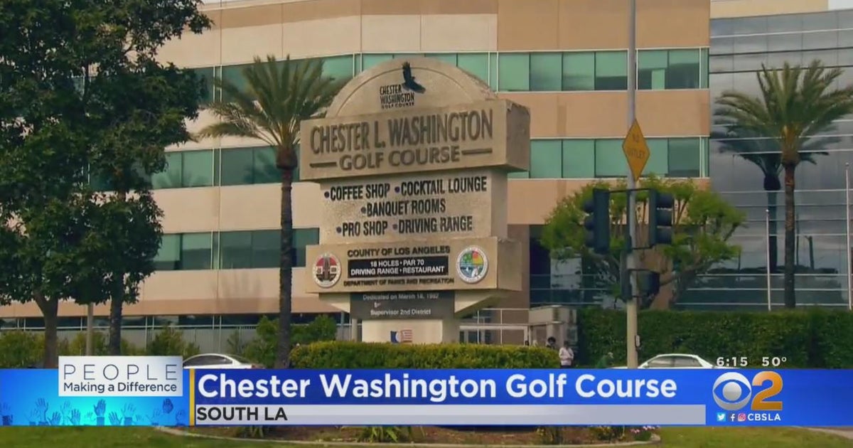 People Making A Difference: Chester Washington Golf Course - CBS Los ...