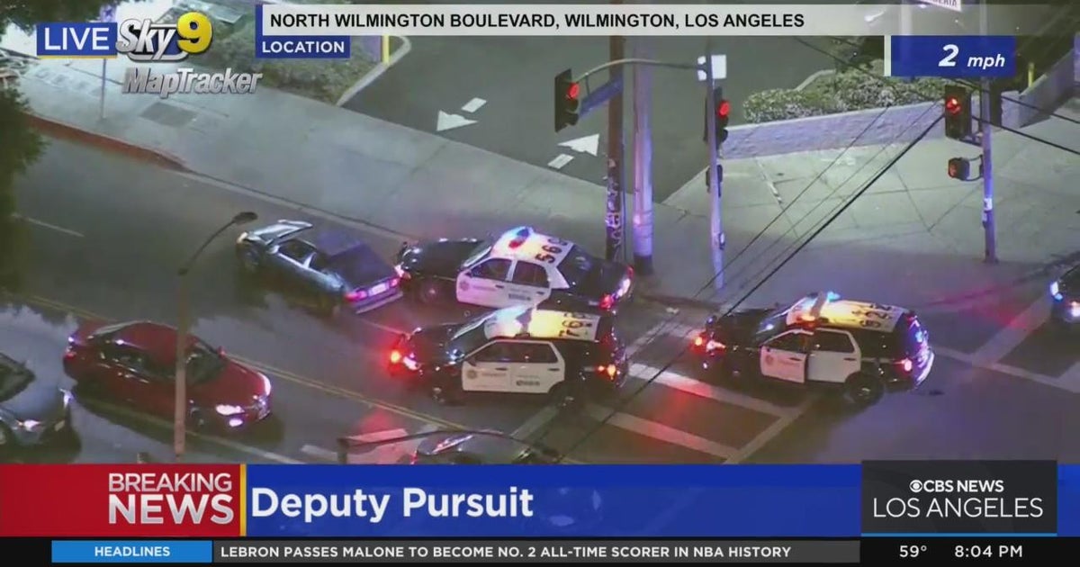 LASD Slow Speed Pursuit - CBS Los Angeles