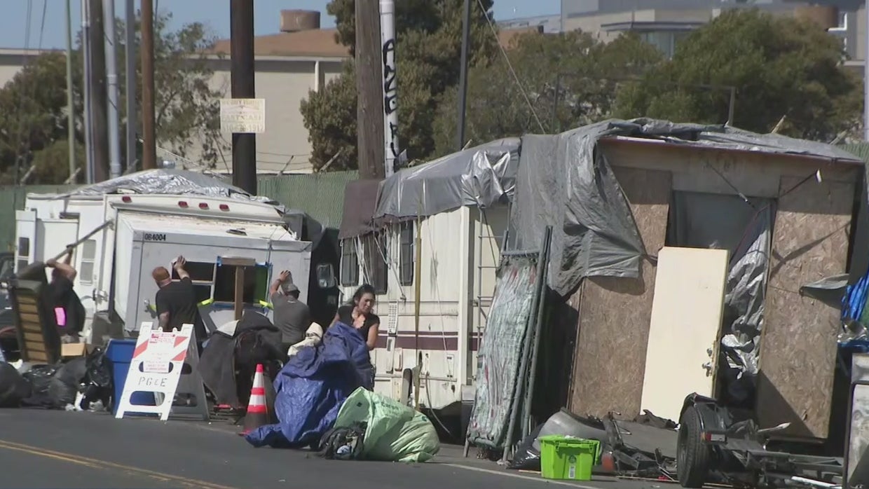 Cleanup Begins For Massive Homeless Encampment Along Oakland's High ...