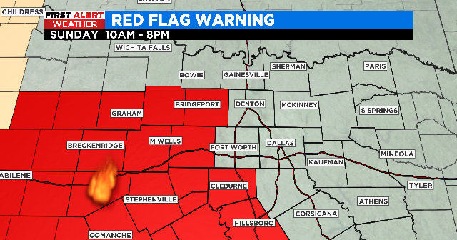 High Fire Danger Threatens Large Areas Of North Texas - CBS Texas