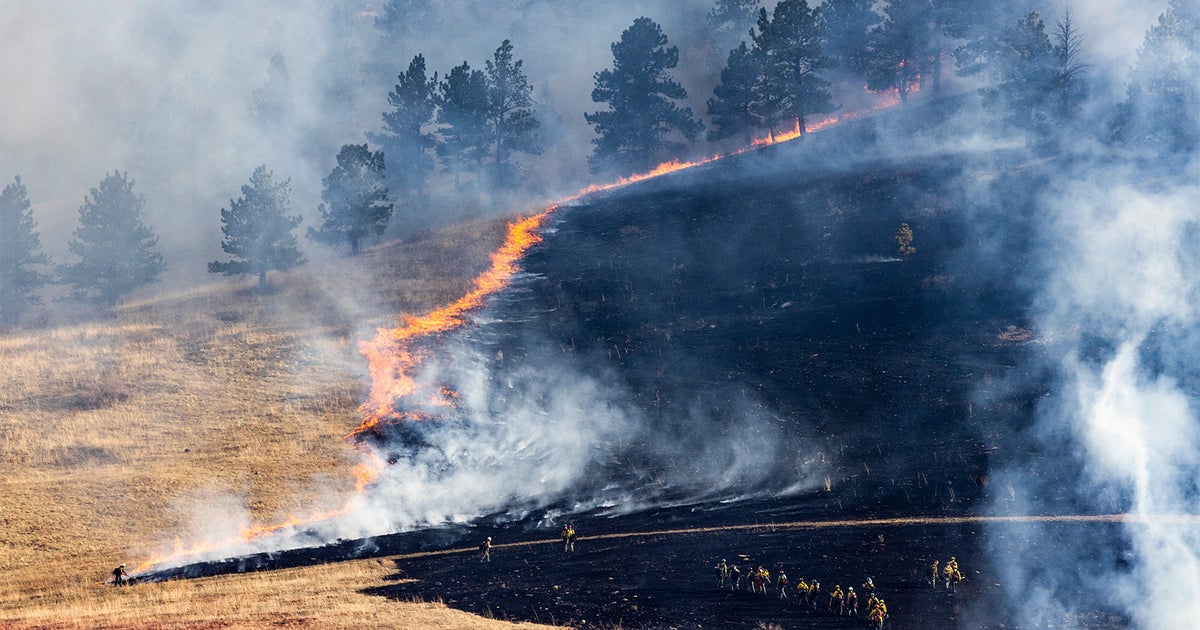 NCAR Fire Now 90% Contained Thanks To Firefighters & Rain - CBS Colorado