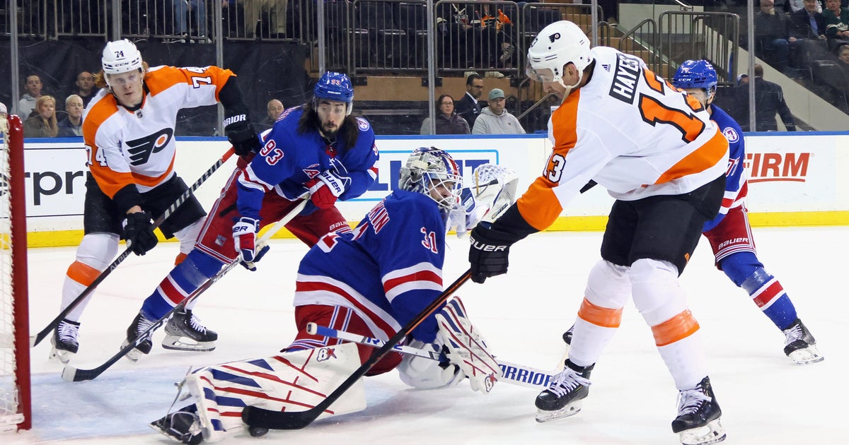 Rangers' furious comeback ends with eventual shootout loss to Flyers ...