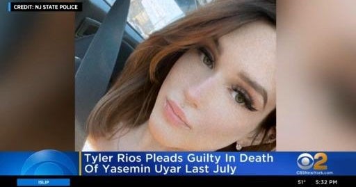 Tyler Rios pleads guilty in death of Yasemin Uyar last July - CBS New York