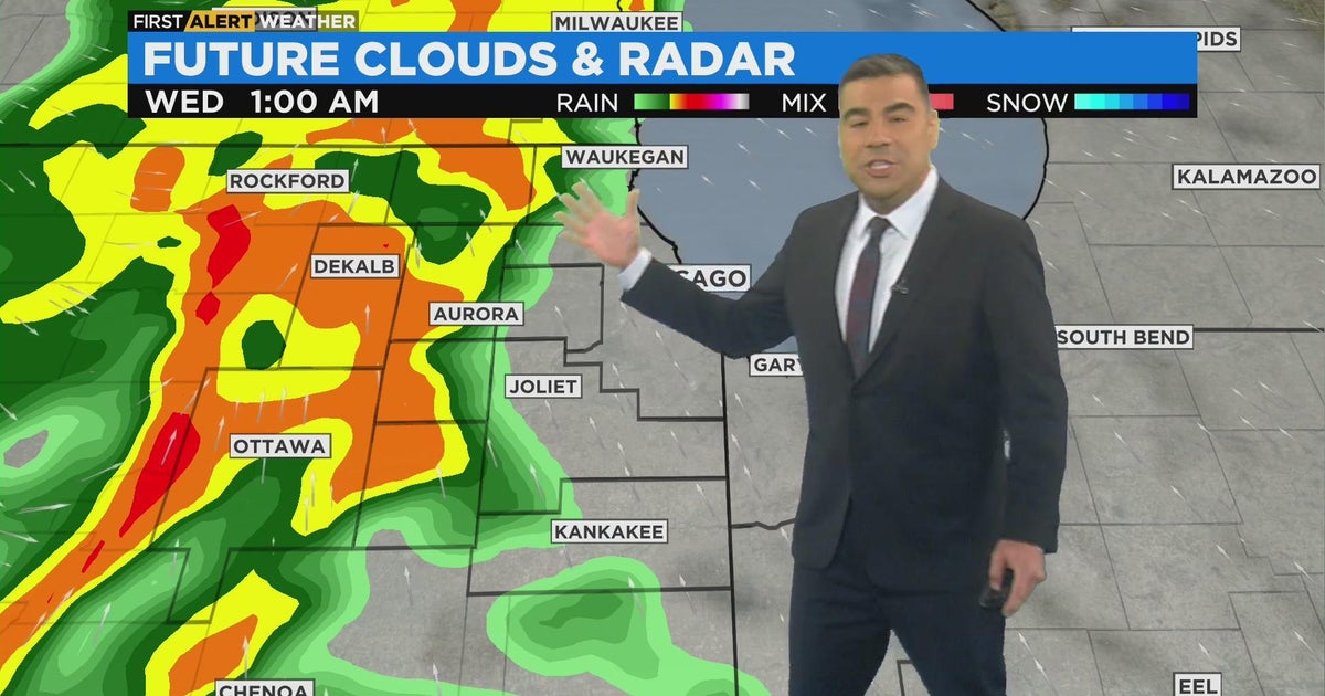 Chicago First Alert Weather: Showers and storms overnight - CBS Chicago