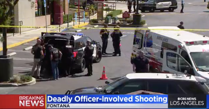 Bank robber shot and killed in Fontana - CBS Los Angeles