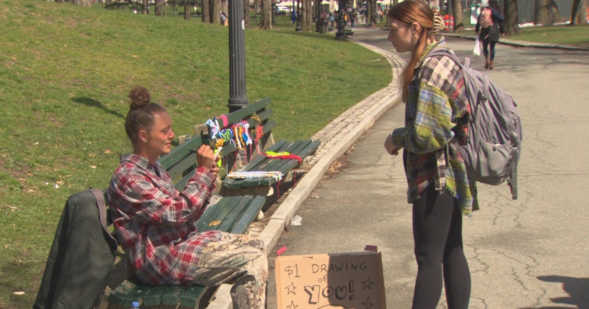 Dorchester Artist Becomes Known As 'One Dollar Portrait Guy' On Boston ...