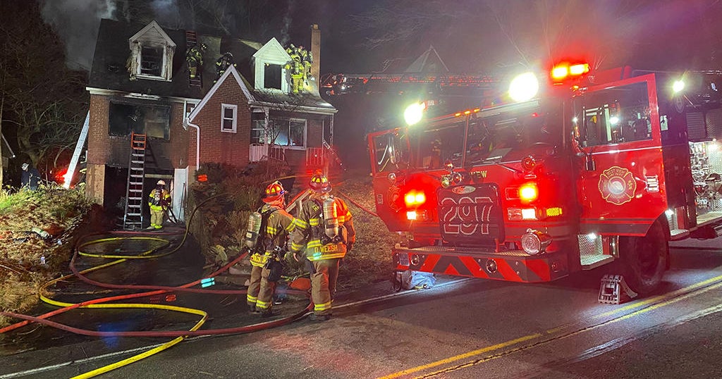 Home under renovation catches fire in Ross Township - CBS Pittsburgh