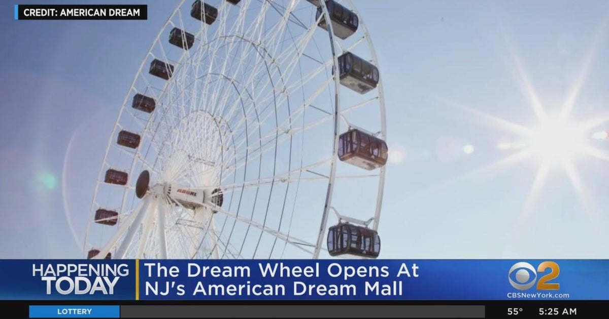 "Dream Wheel" opens at American Dream Mall - CBS New York