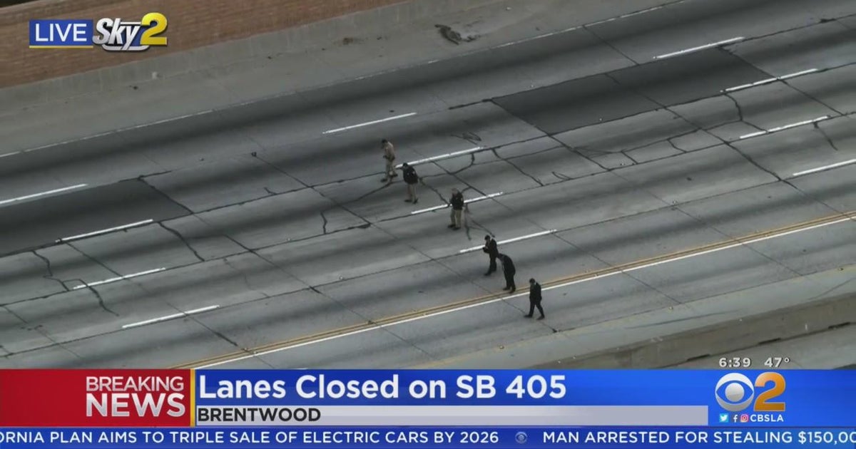 CHP incident closes southbound 405 Freeway in Sepulveda Pass - CBS Los ...
