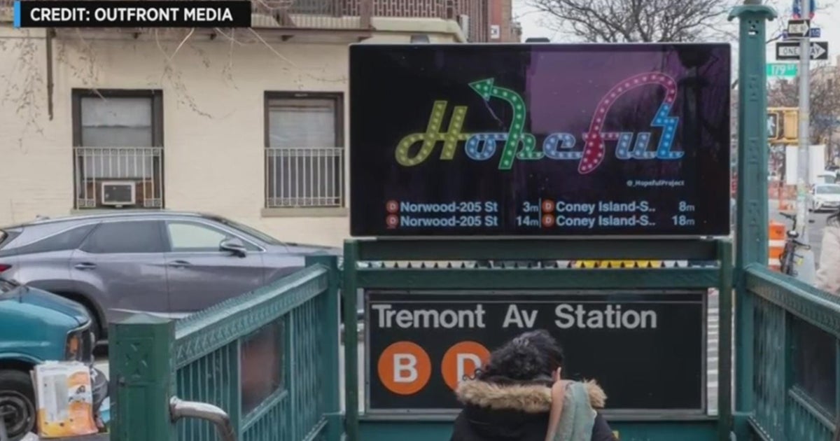 "The Hopeful Project" aims to bring optimism to the Bronx - CBS New York