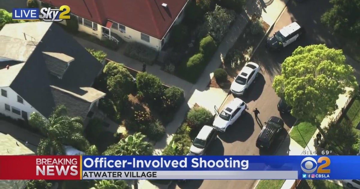 Officer-involved shooting in Atwater Village - CBS Los Angeles