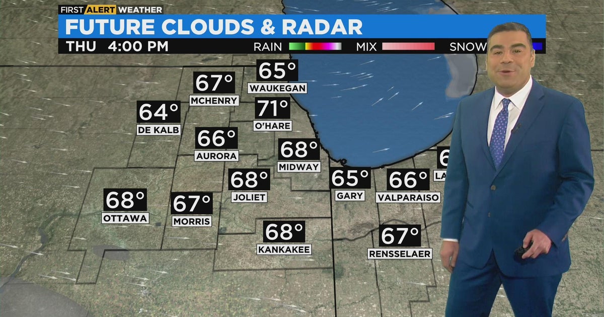 Chicago First Alert Weather: Sun and 70s on Thursday - CBS Chicago