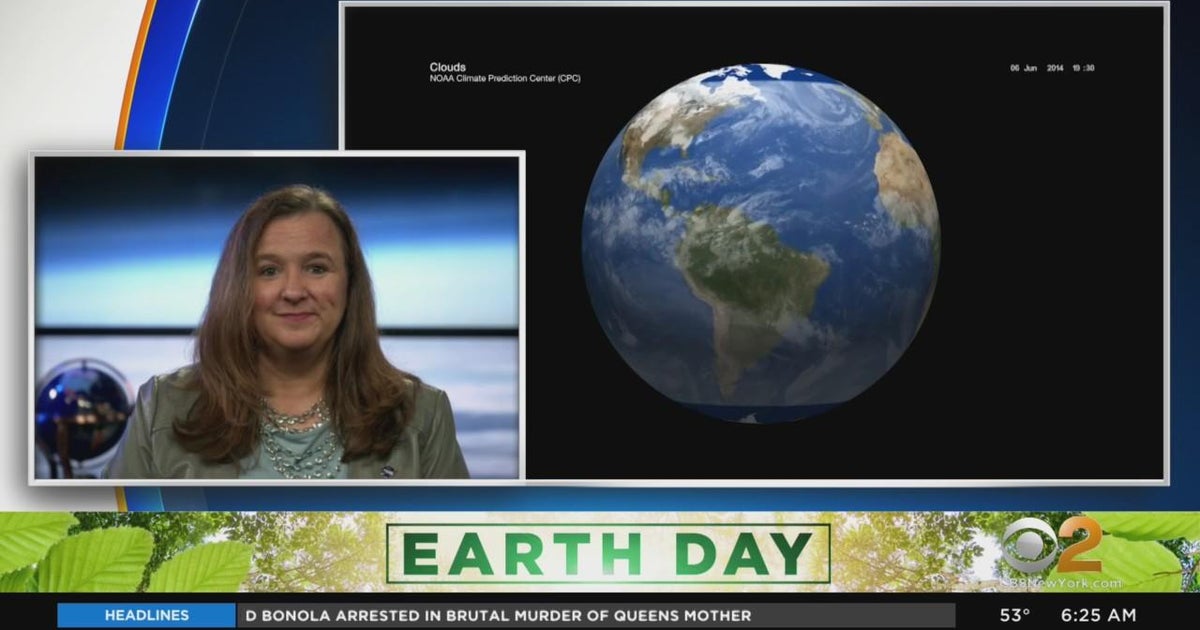 NASA shares unique perspective on Earth Day - CBS New York