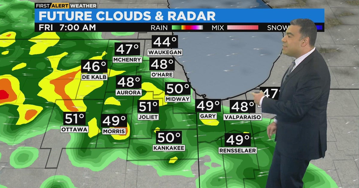 Chicago First Alert Weather: Rain returns Friday - CBS Chicago