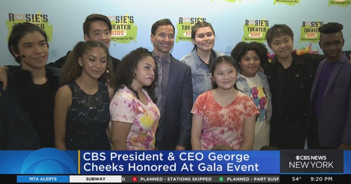 CBS President and CEO George Cheeks honored at Rosie's Theater Kids ...