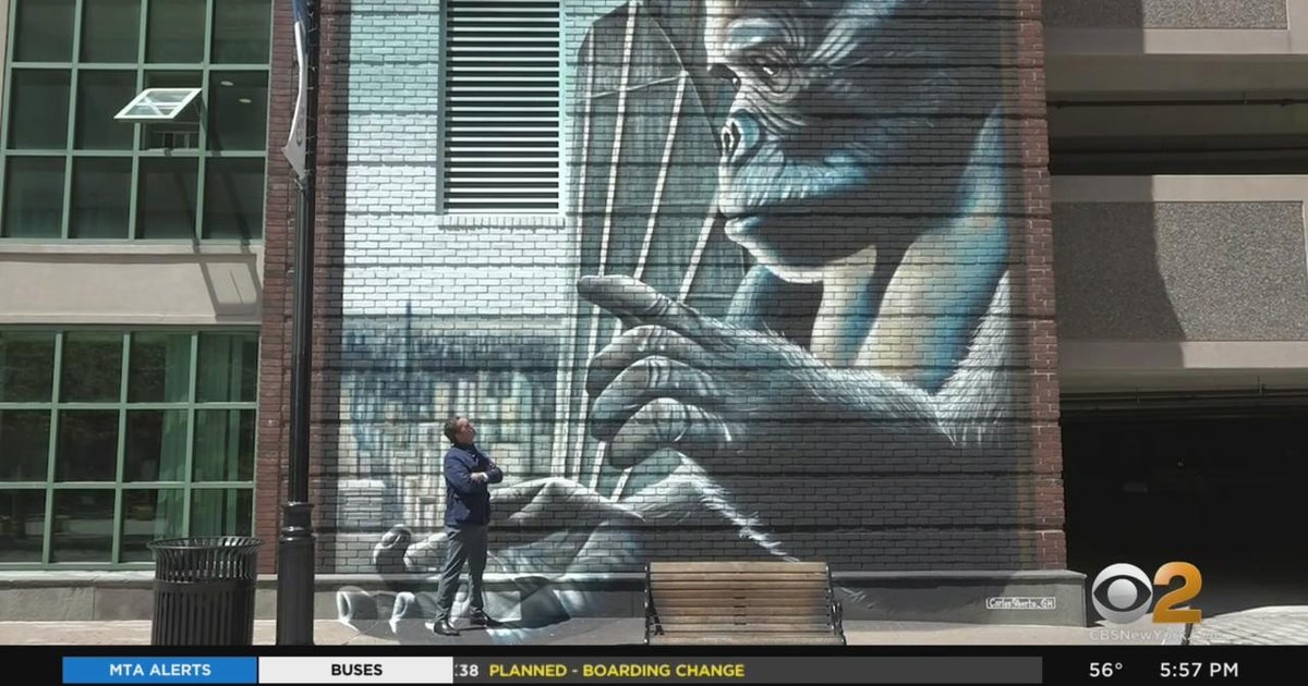 New murals brightening New Rochelle cityscape - CBS New York