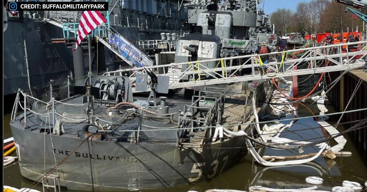 Crews making progress in efforts to refloat historic USS Sullivans ...