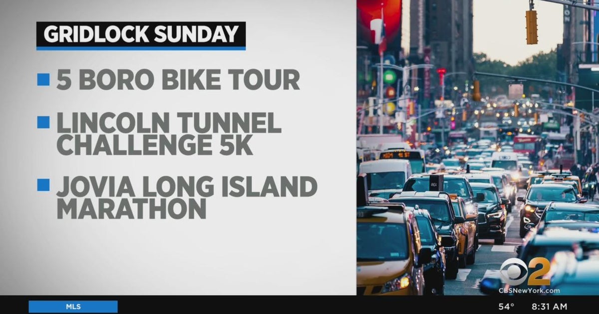 Sunday gridlock alert - CBS New York