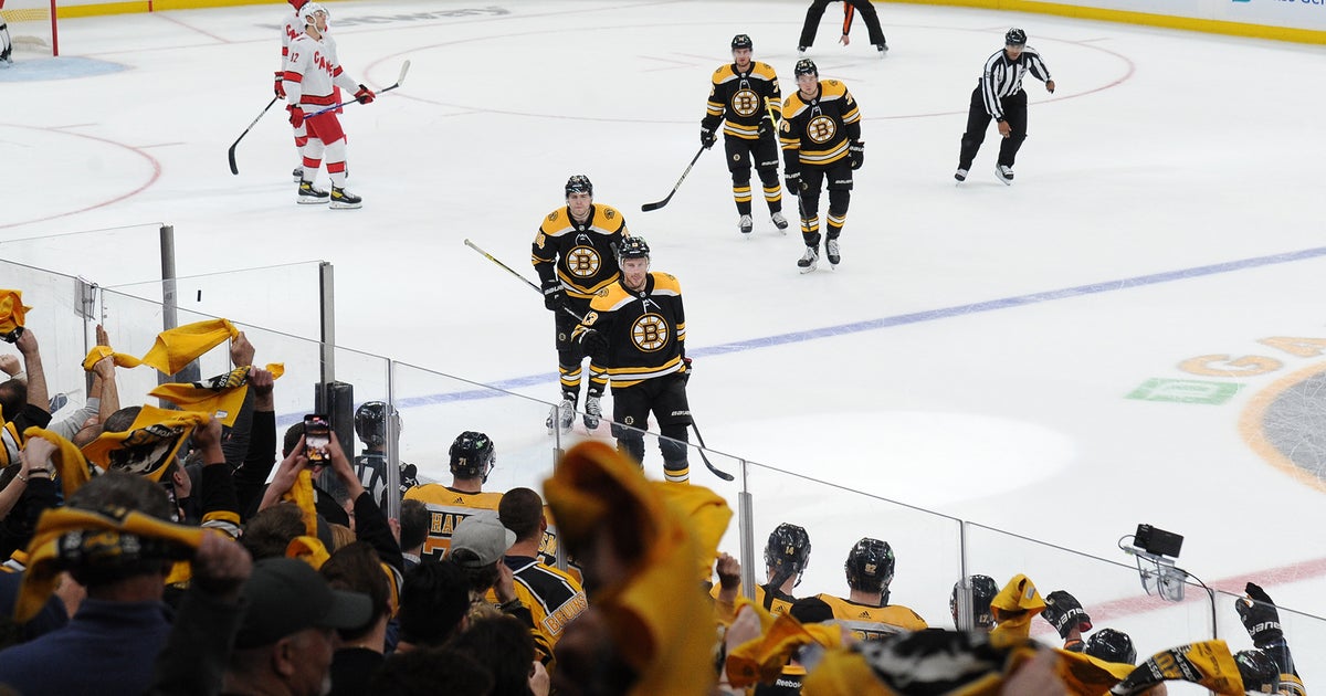 Glass Falls On NHL Official Working Bruins Penalty Box - CBS Boston