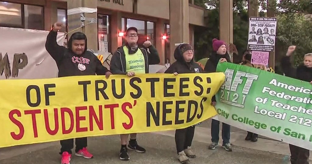 City College of San Francisco lays off dozens despite protests - CBS ...
