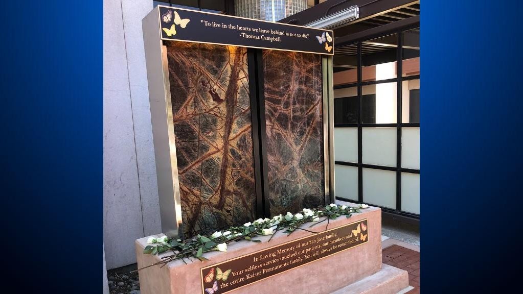Kaiser San Jose hospital unveils memorial to 189 patients lost to COVID ...