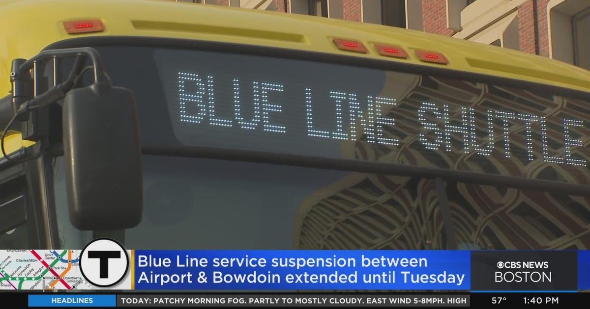 MBTA extends Blue Line suspension between Airport and Bowdoin stations ...