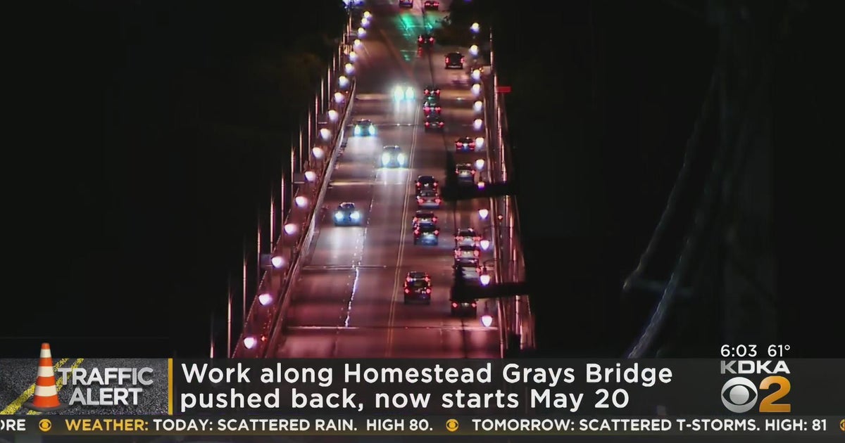 Homestead Grays Bridge repair work postponed - CBS Pittsburgh
