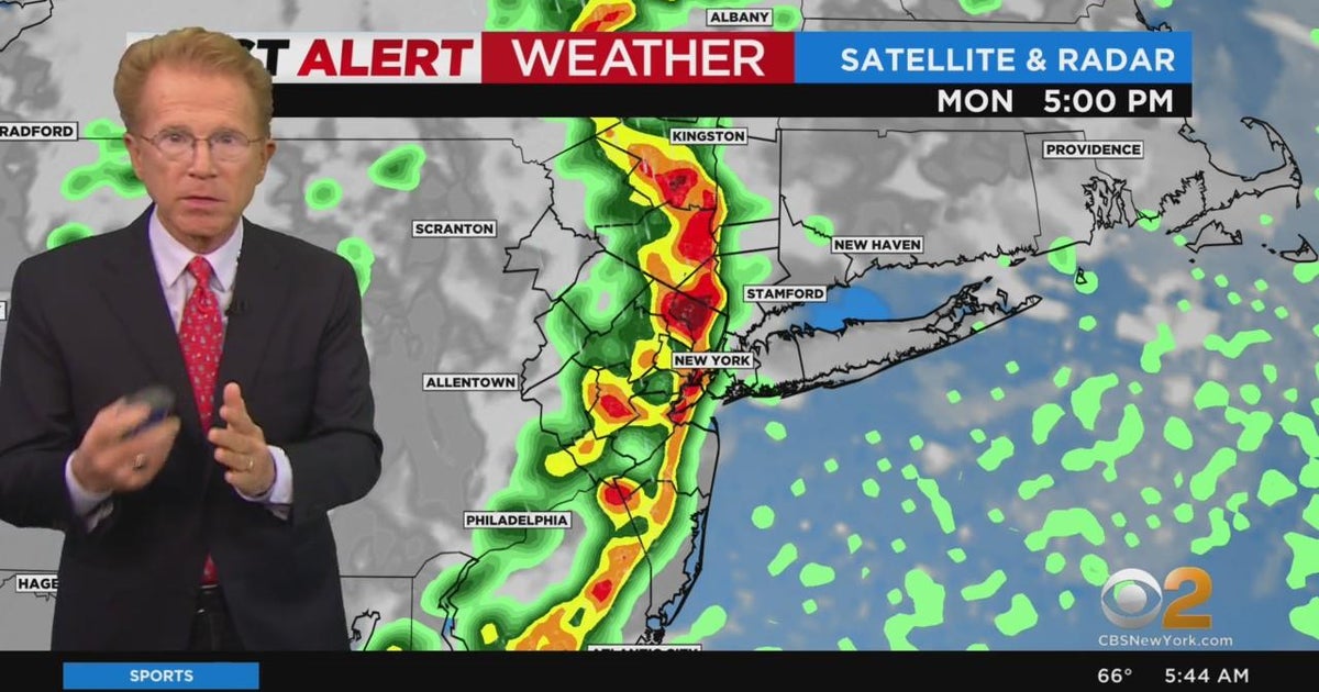 First Alert Weather: Red Alert for afternoon storms - CBS New York