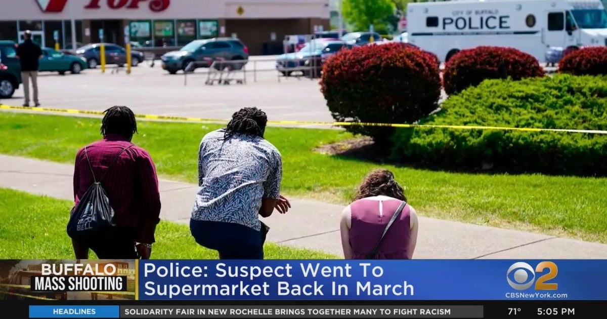 Alleged gunman went to Buffalo supermarket twice before mass shooting ...