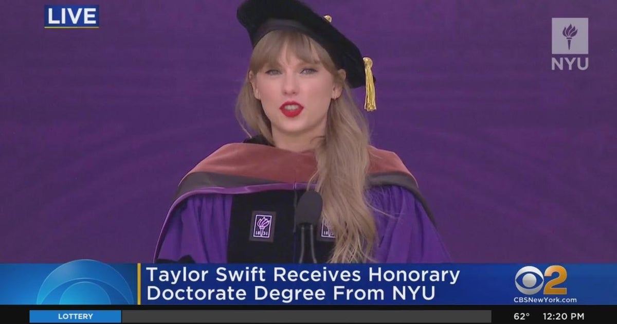 Taylor Swift receives honorary doctorate from NYU - CBS New York