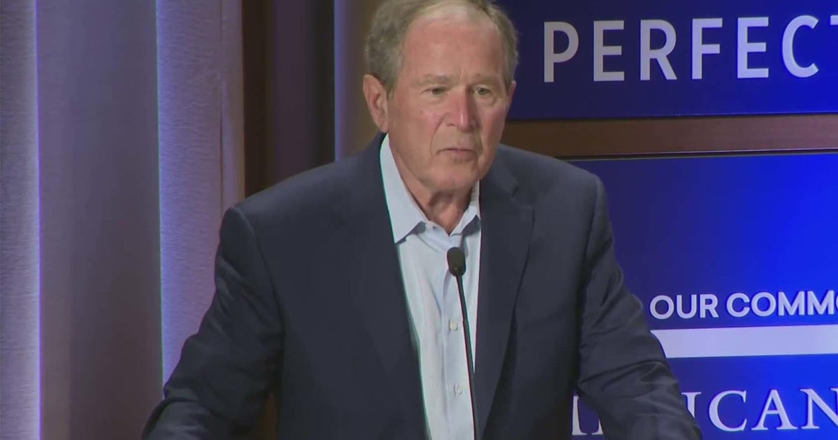 Former President George W. Bush on state of elections, 'Our system ...