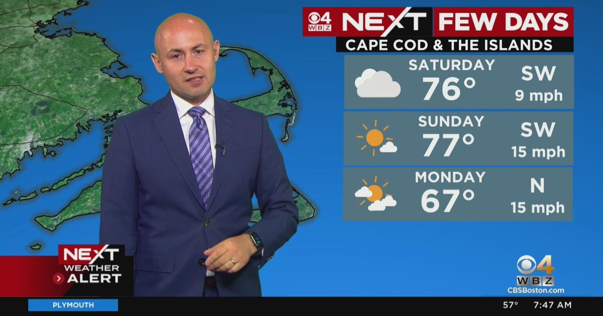 Next Weather: WBZ Morning Forecast For May 21 - CBS Boston